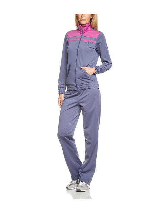 Купи Дамски спортен екип PUMA Essential Poly Tracksuit В цвят лилав ...