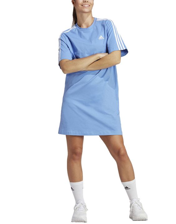ADIDAS Essentials 3-Stripes Boyfriend Tee Dress Blue на ТОП цена в ...