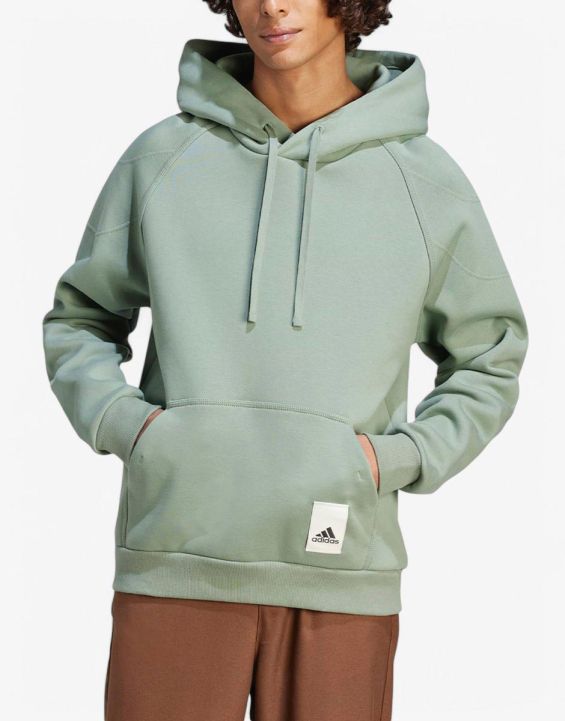 Купи Мъжко горнище ADIDAS Sportswear Lounge Hoodie Green В цвят зелен ...
