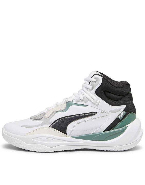 Купи Мъжки маратонки PUMA Playmaker Pro Mid Plus Basketball Shoes White ...