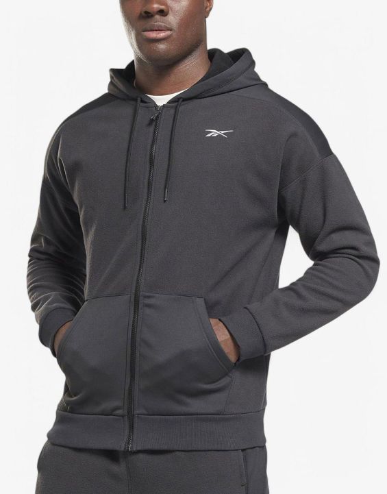 REEBOK Workout Ready Thermowarm Full-Zip Hoodie Black на ТОП цена в ...