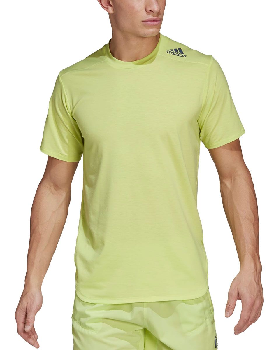 Купи Мъжка тениска ADIDAS Designed For Training Tee Yellow В цвят жълт ...