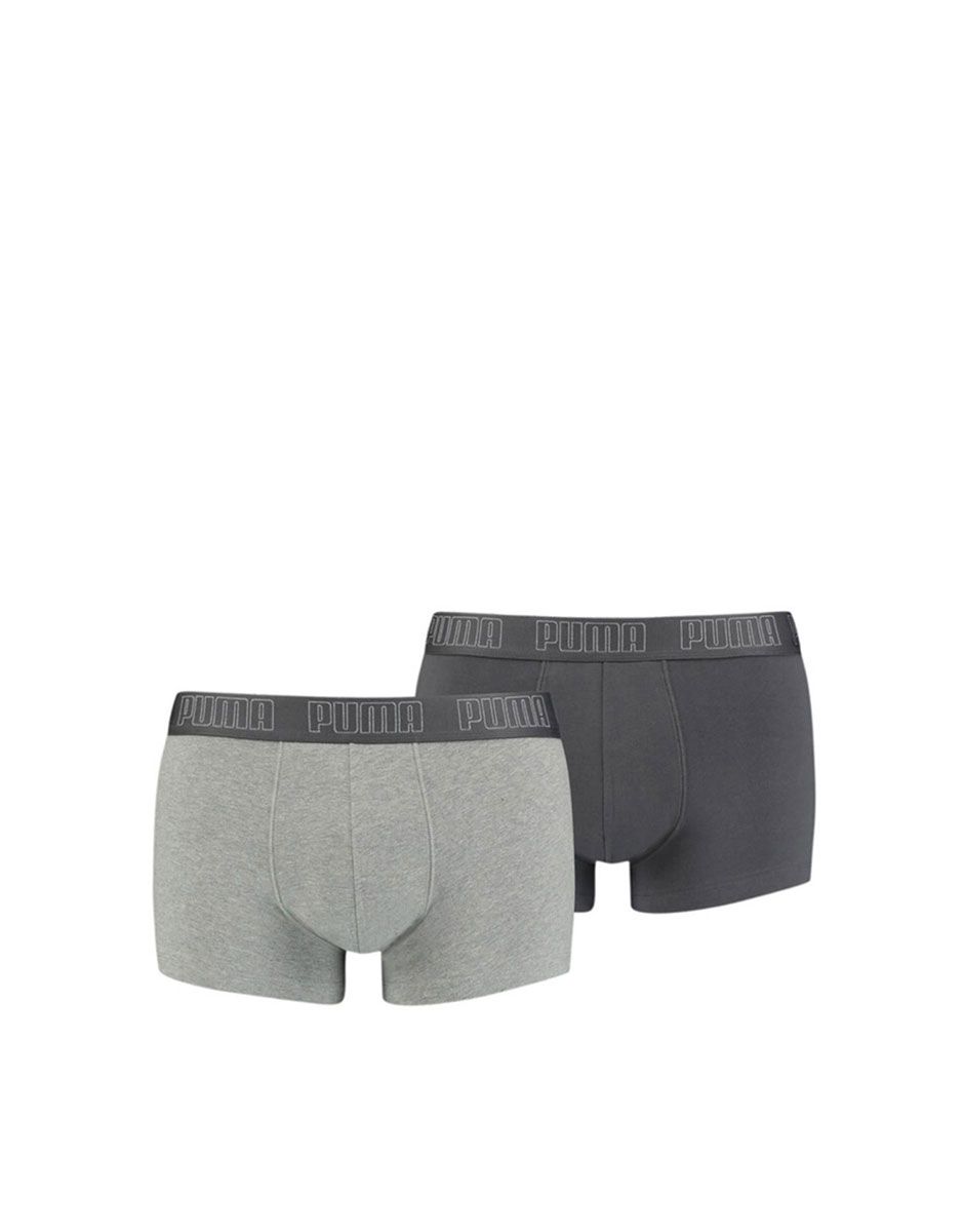 Купи Мъжки боксер PUMA 2-Packs Basic Logo Boxers Black/Grey В цвят сив 100000884-008 от ...