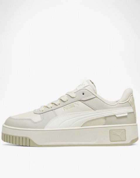 Купи Дамски маратонки PUMA Carina Street Animal Fever Shoes Beige/Grey ...