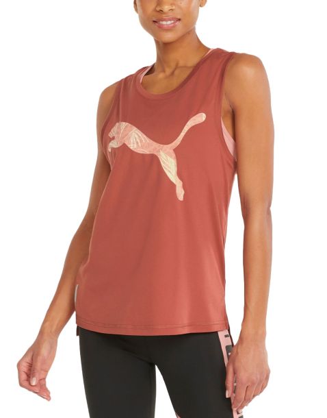 Купи Дамски потник PUMA Favourite Cat Muscle Training Tank Orange В ...
