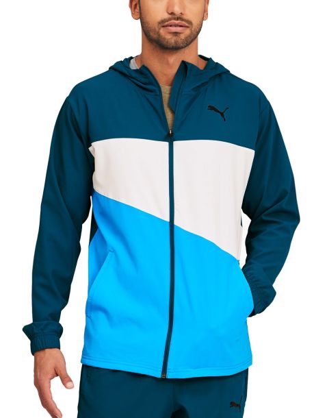 PUMA Train Vent Woven Jacket Blue на ТОП цена в Dress4less