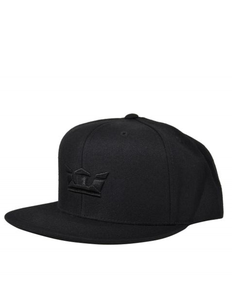SUPRA Icon Snapback Hat All Black на ТОП цена в Dress4less